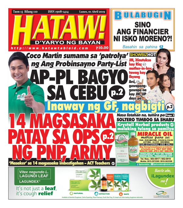 14 magsasaka patay sa ops ng PNP, Army | HATAW! D'yaryo ng Bayan