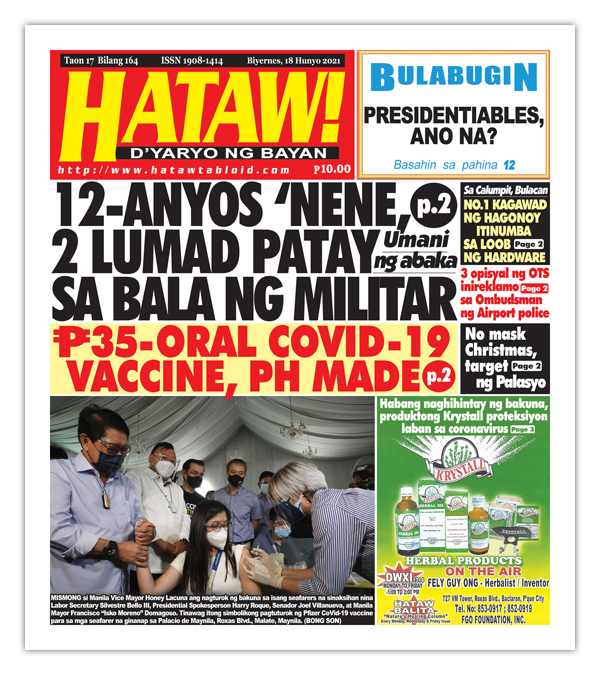 12-anyos ‘nene, 2 lumad patay sa bala ng militar (Umaani ng abaka ...