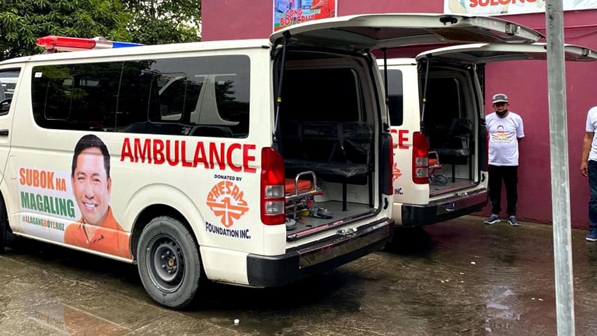 2 ambulansiya sa 2 barangay ng Pandi, Bulacan (Handog ni Mayor Boy Cruz ...