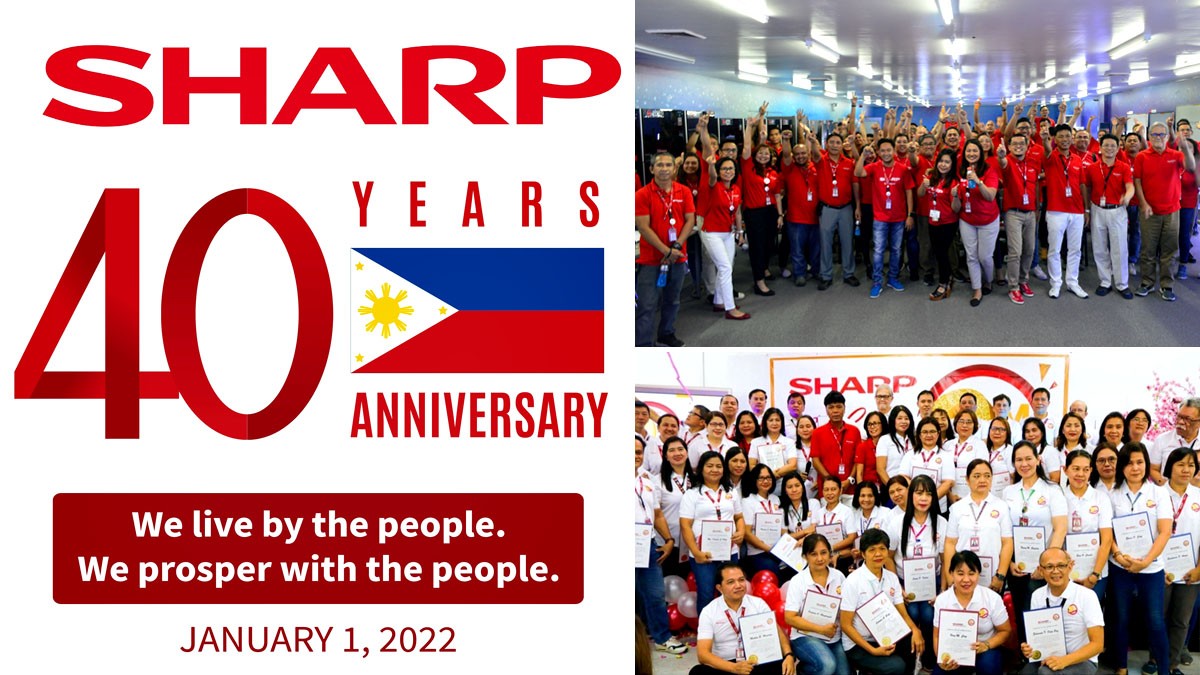Sharp Philippines Celebrates Its 40th Anniversary | HATAW! D'yaryo ng Bayan