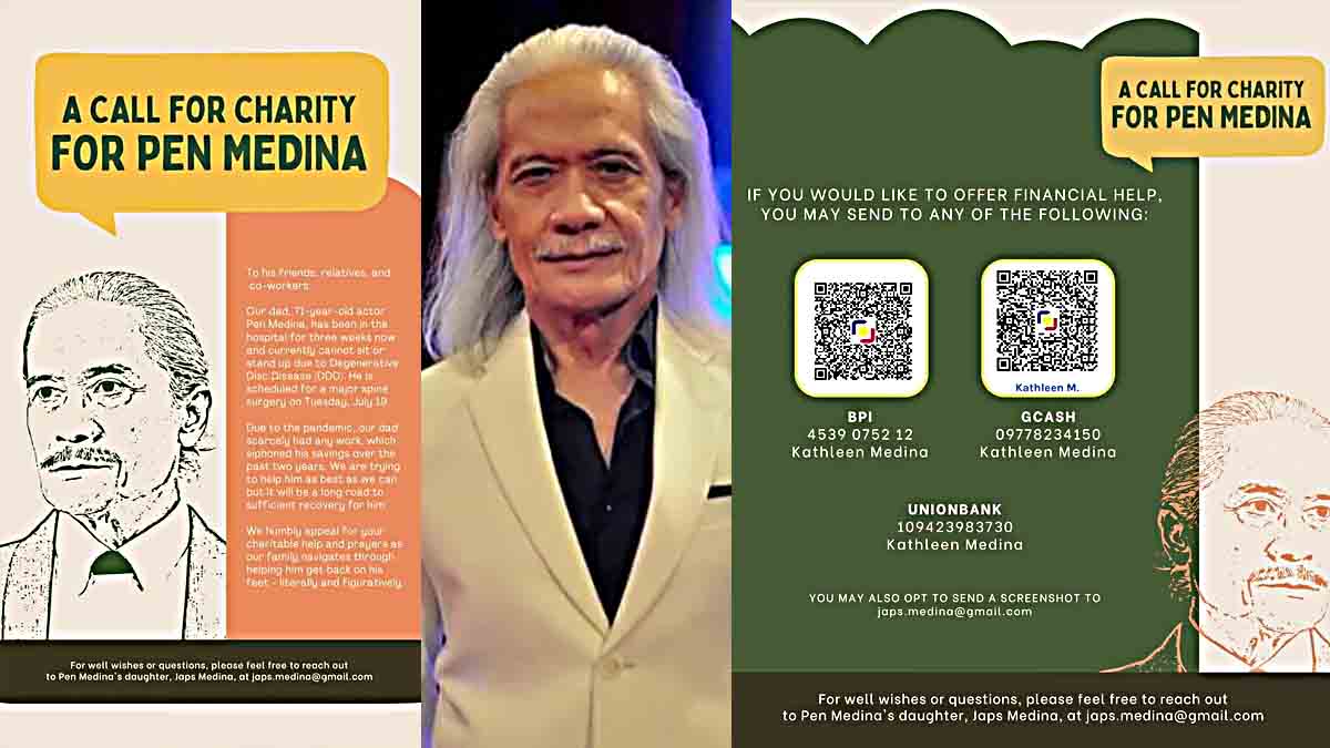 Pen Medina ooperahan tulong pinansiyal inihingi ng pamilya | HATAW! D ...