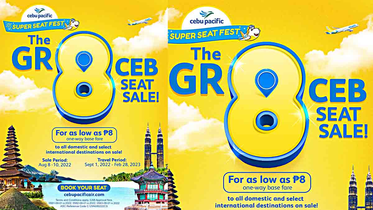 Gr8 8.8 Seat Sale ng CebPac inilunsad | HATAW! D'yaryo ng Bayan