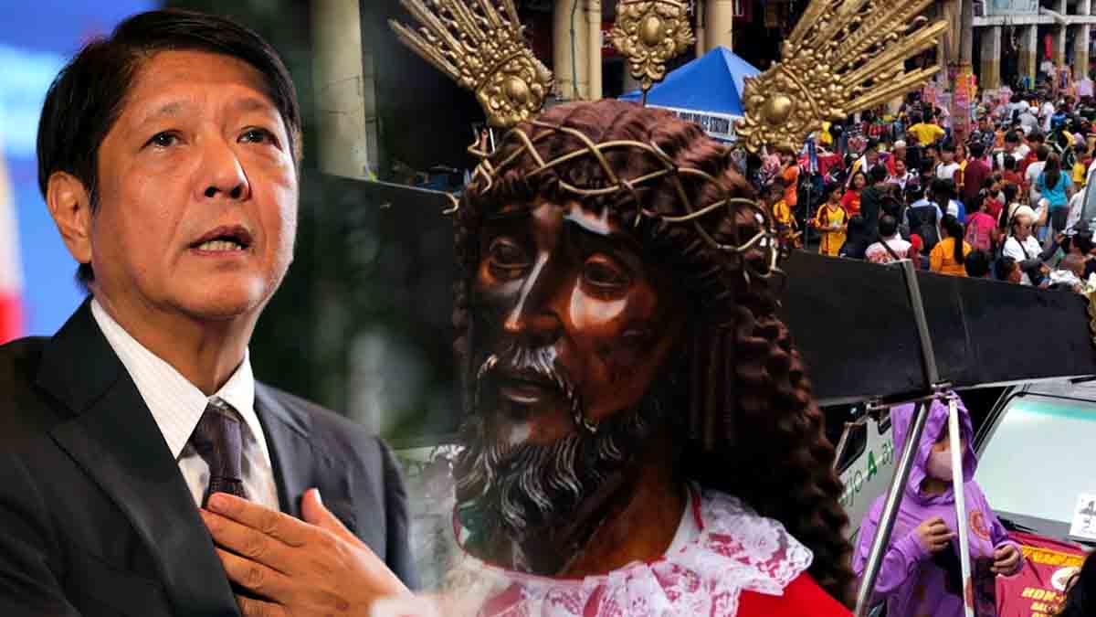 FM Jr., tiwalang makaaalpas sa krisis ITIM NA NAZARENO TAGASALBA NG ...