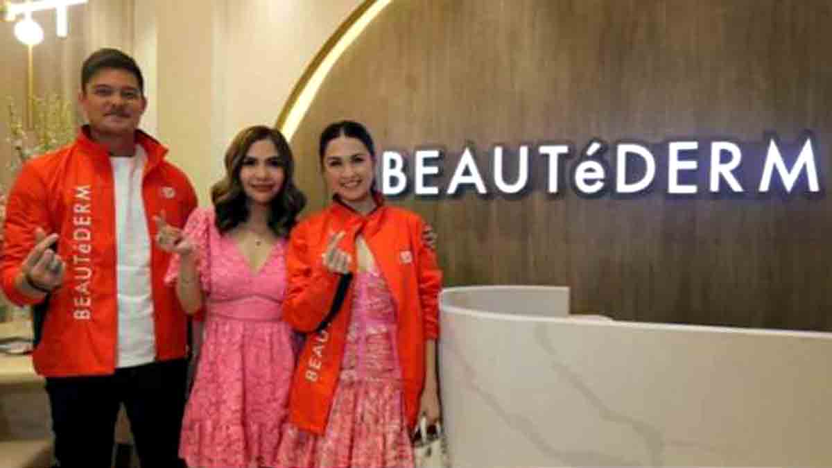 DongYan at Ms. Rhea Tan, pinangunahan ang unveiling ng Beautéderm ...