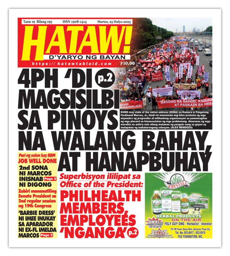 4PH ‘di magsisilbi sa pinoys na walang bahay, at hanapbuhay | HATAW! D'yaryo ng Bayan