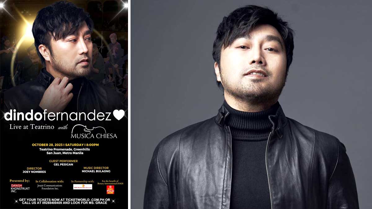 First benefit concert ni Dindo sa Oct 28 na | HATAW! D'yaryo ng Bayan