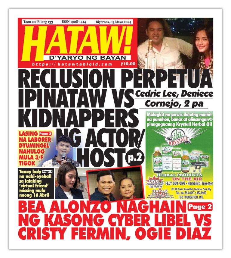 Cedric Lee, Deniece Cornejo, 2 pa RECLUSION PERPETUA IPINATAW vs ...