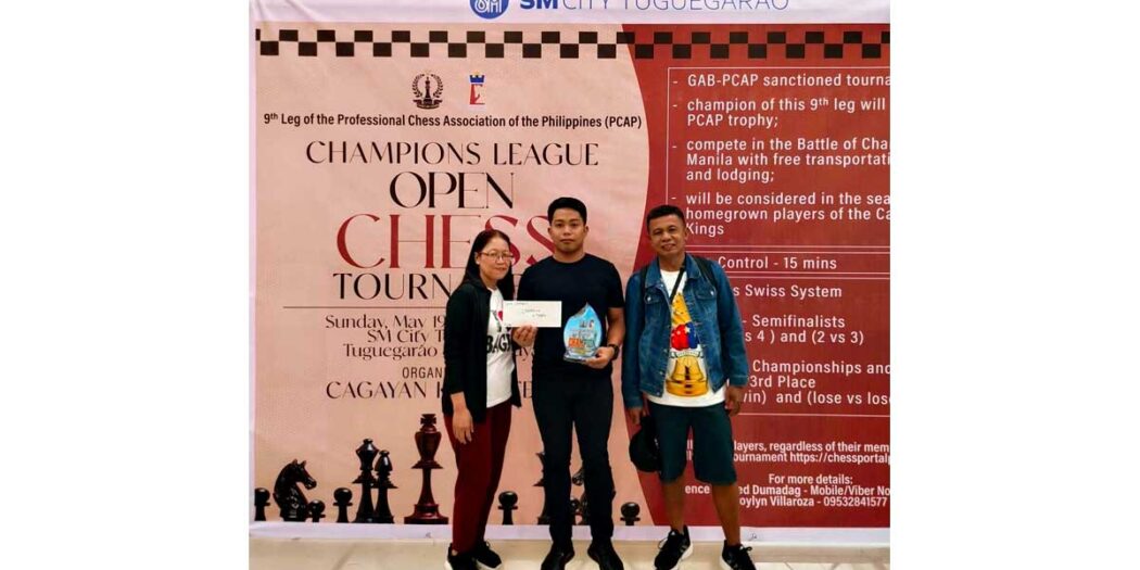 Labog kampeon sa 9th leg ng PCAP Champions League Open chess tilt ...