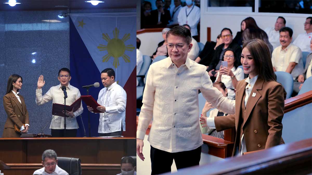 Heart super proud kay Chiz habang nanunumpa bilang Senate President ...