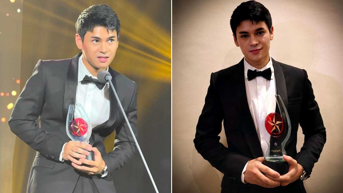 Dustin Yu speechless itinanghal na New Male Movie Actor | HATAW! D ...
