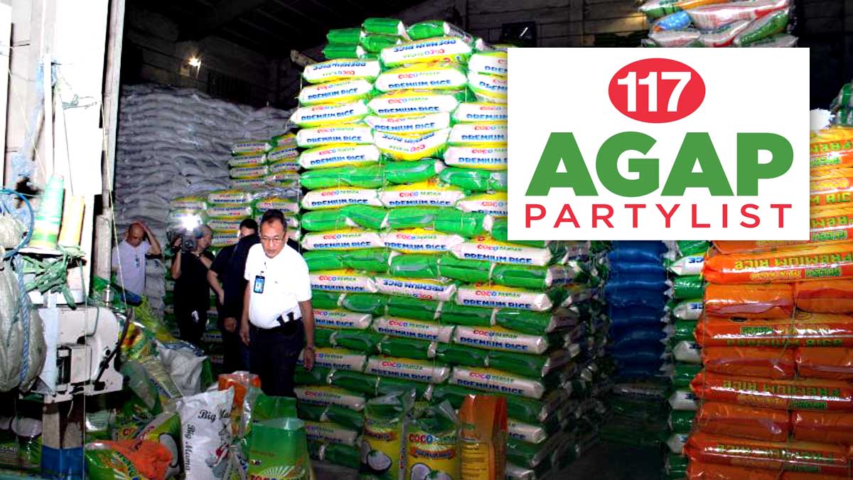 #117 AGAP Partylist nagalak sa ‘nasampolang’ bodega ng bigas sa Bocaue ...