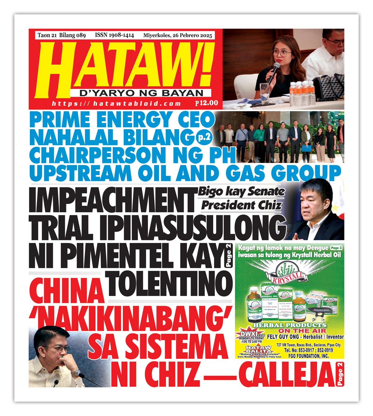 China, ‘nakikinabang’ sa sistema ni Chiz — Calleja | HATAW! D'yaryo ng ...