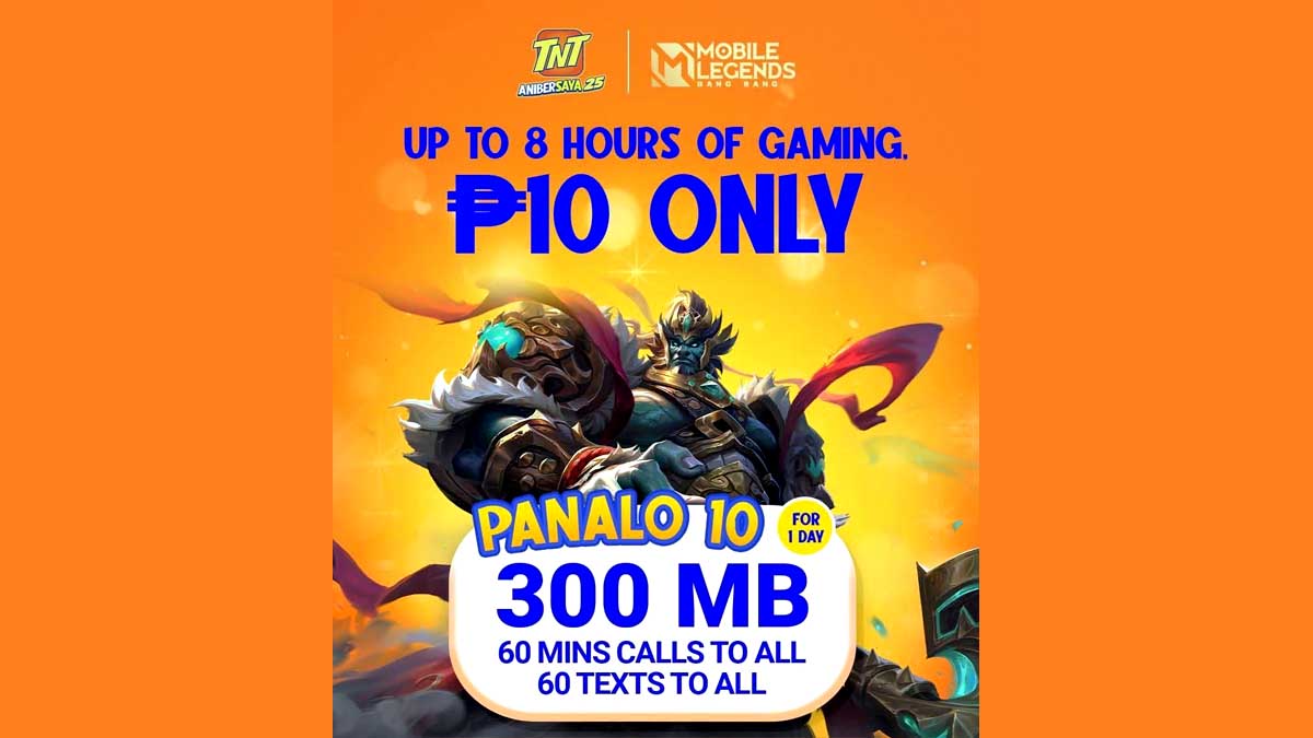 Hanggang saan aabot ang P10 mo? Walong oras na Mobile Legends sa TNT ...