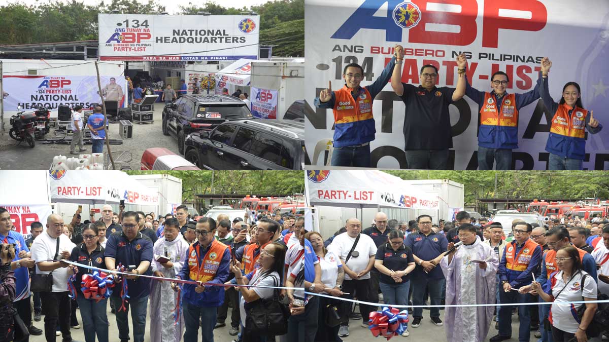 Ang Bumbero ng Pilipinas (ABP) Partylist nagbukas ng punong tanggapan ...