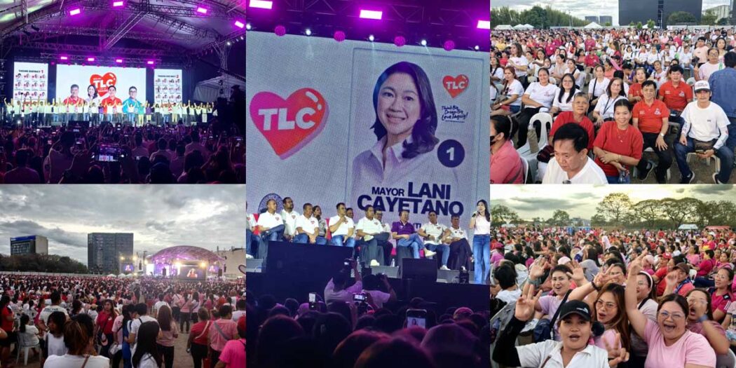 Proclamation rally sa Taguig City Team TLC sa Taguig dinagsa ng 10,000+ mamamayan mula sa 38 ...