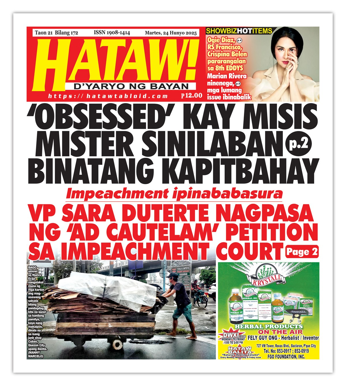 ‘Obsessed’ kay misis mister sinilaban binatang kapitbahay | HATAW! D ...