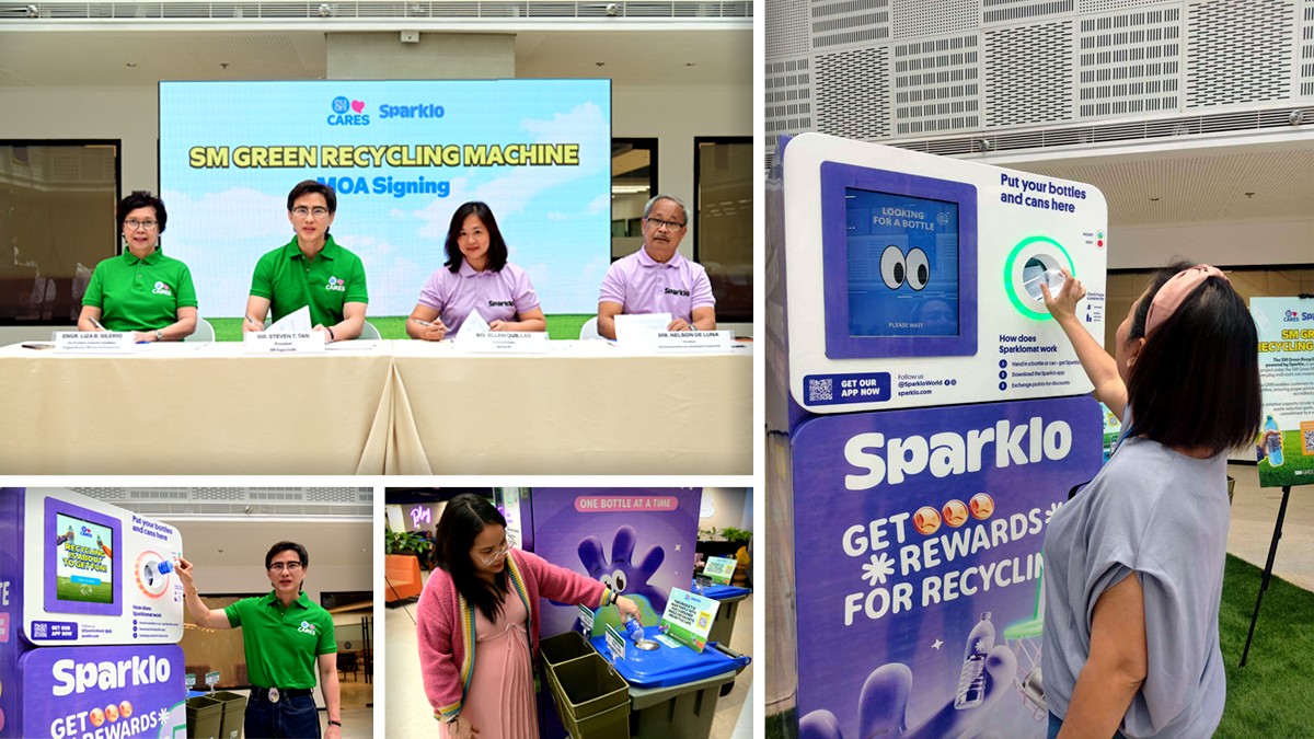 SM Introduces Sparklo Reverse Vending Machines to the Philippines for ...