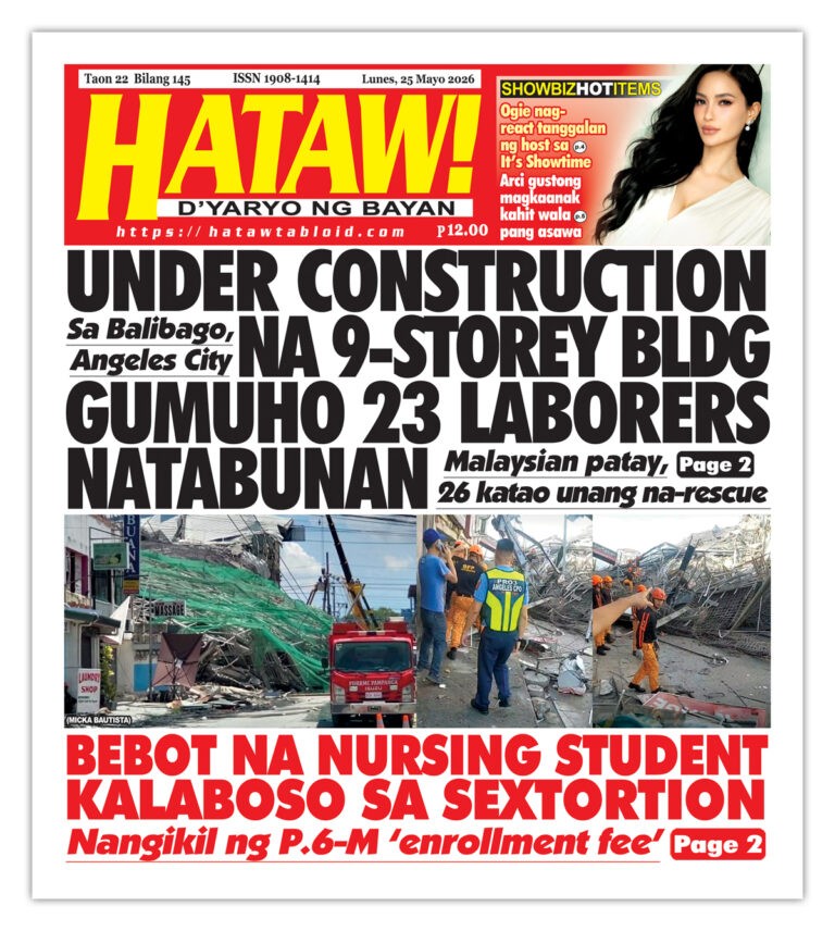 Sa Balibago, Angeles City UNDER CONSTRUCTION NA 9-STOREY BLDG GUMUHO 23 ...
